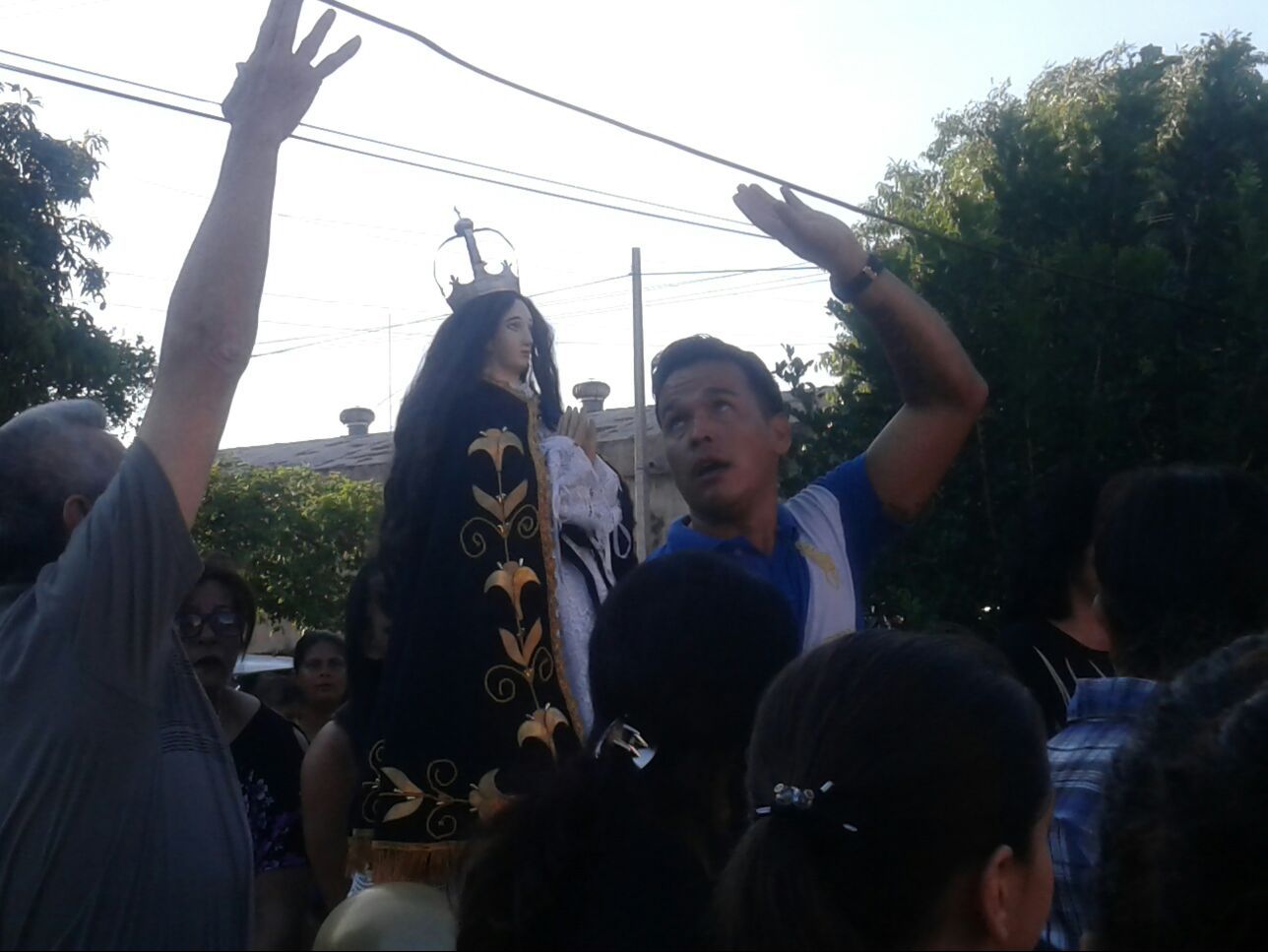 Santa patrona de Carapeguá visita a fieles - Nacionales - ABC Color