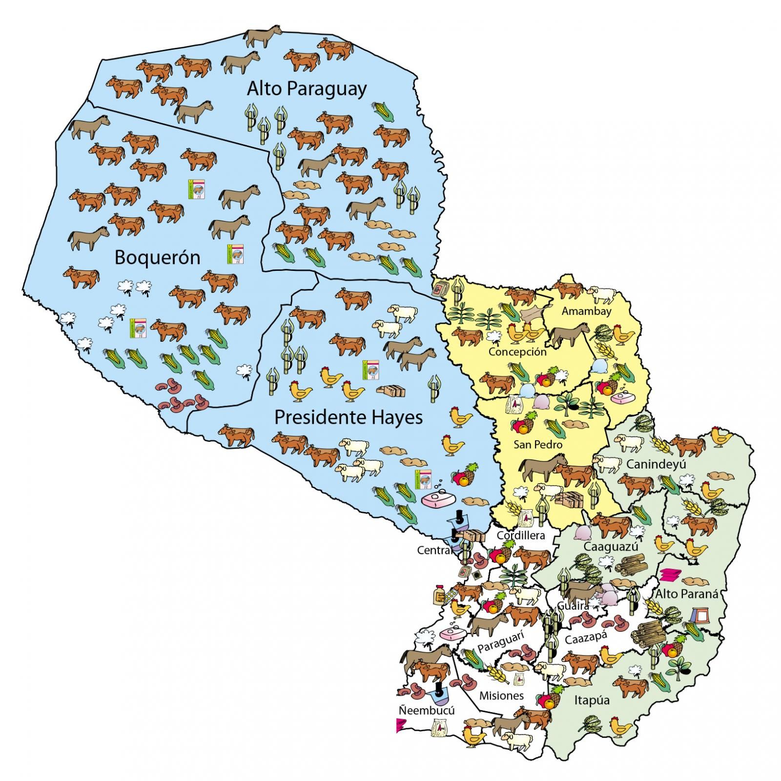 Sectores productivos del país - Escolar - ABC Color