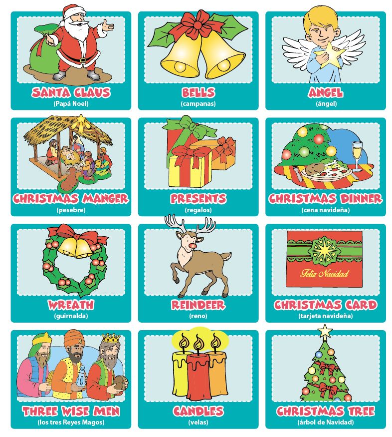 Christmas words - Escolar - ABC Color
