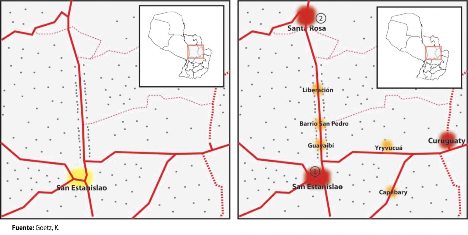 Esquema territorial de la nueva ruralidad en Paraguay - Económico - ABC ...