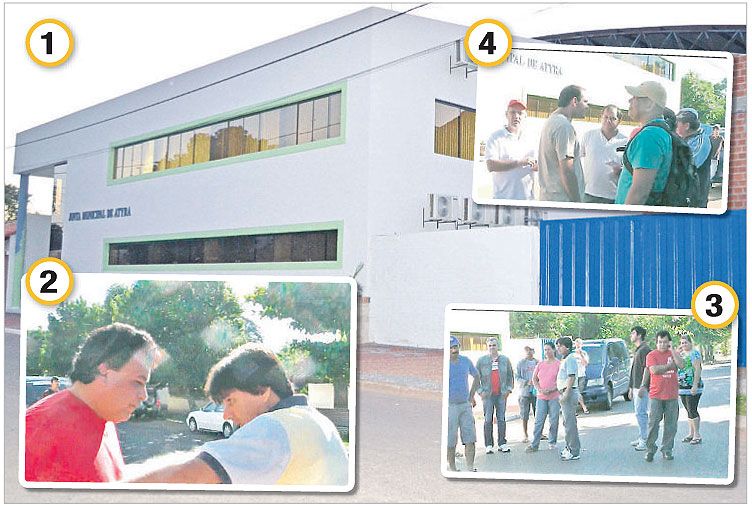 Por colores de edificio, autoridades de Atyrá se pelearon en plena ...