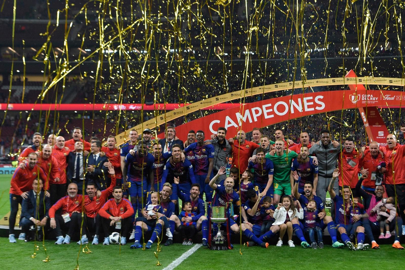 Barça gana su 30ª Copa del Rey con una ’manita’ - Fútbol - ABC Color