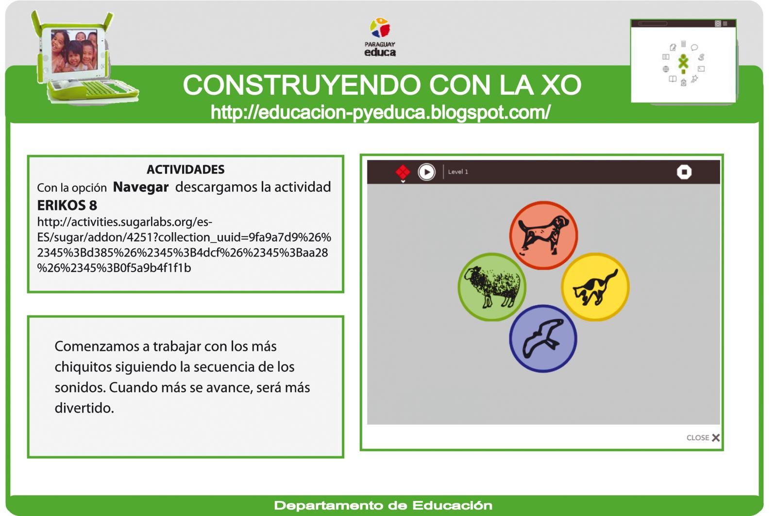 TRABAJANDO CON LA XO - Escolar - ABC Color