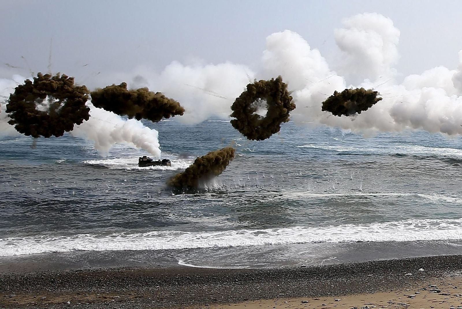 EE.UU. y Corea del Sur realizan ejercicios militares en el mar Amarillo ...