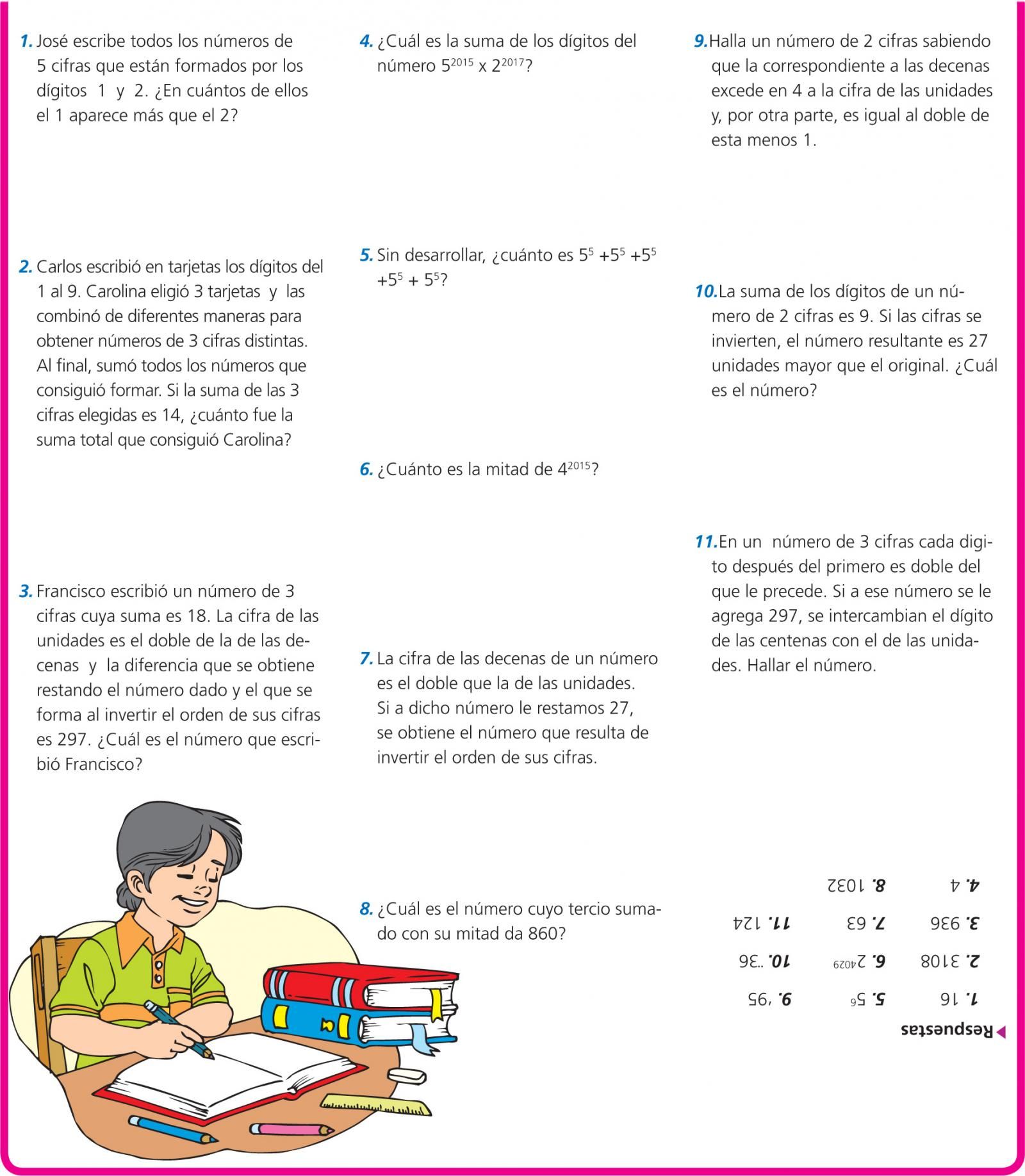 Problemas con números - Escolar - ABC Color