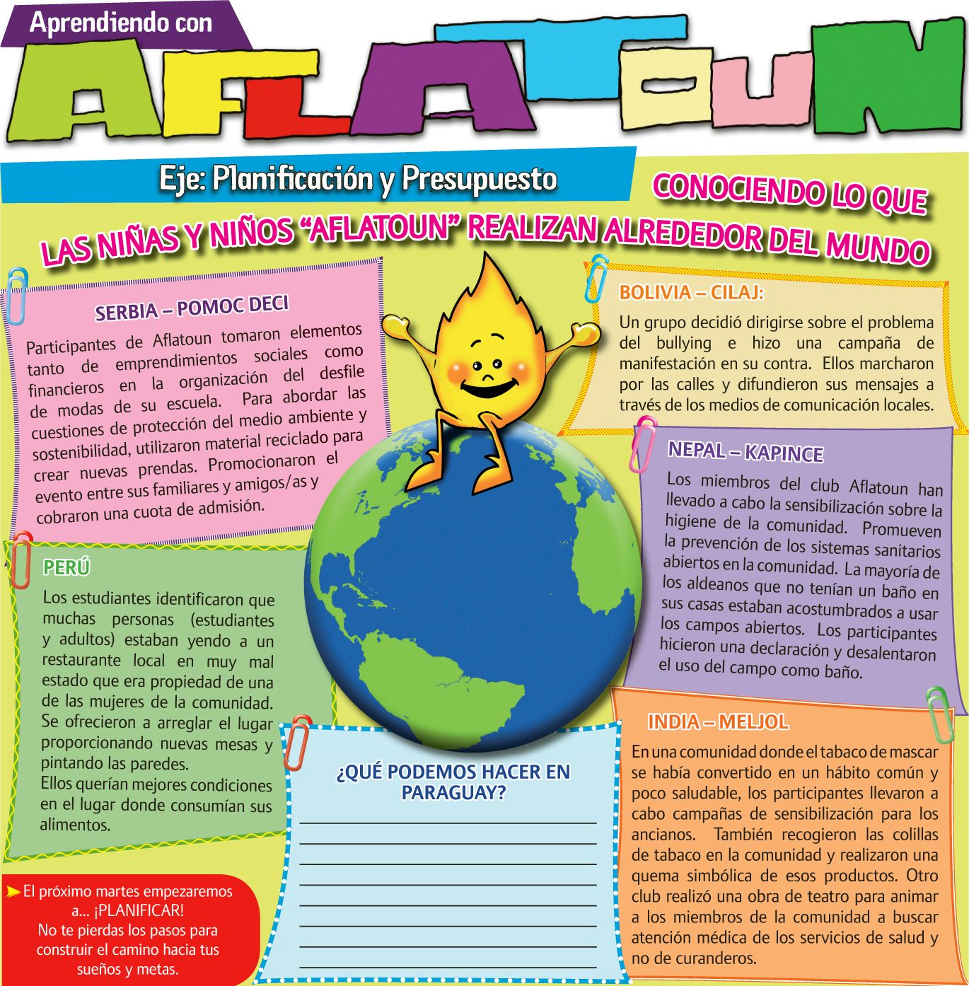 Aprendiendo con AFLATOUN - Escolar - ABC Color