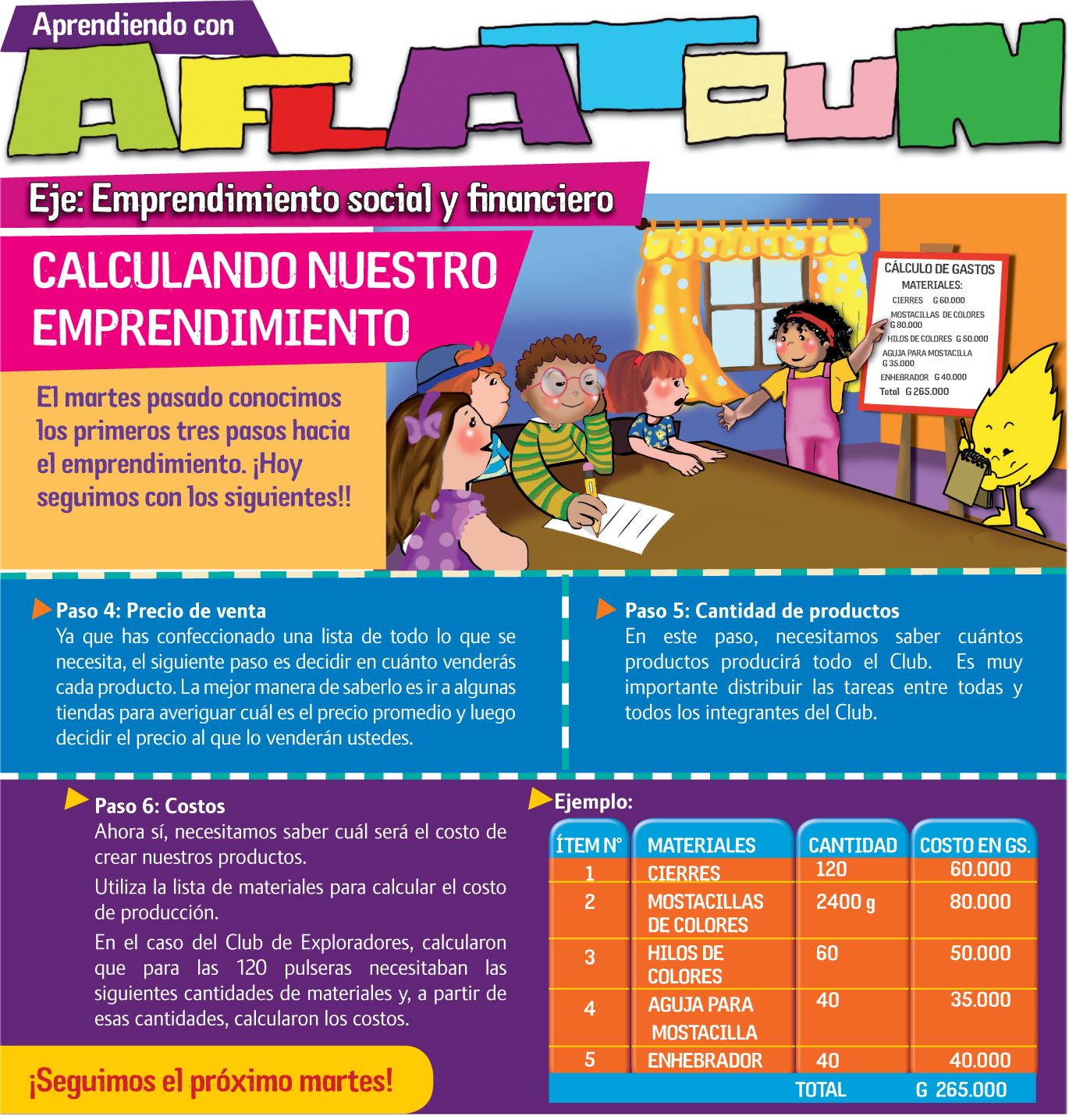 Aprendiendo con AFLATOUN - Escolar - ABC Color