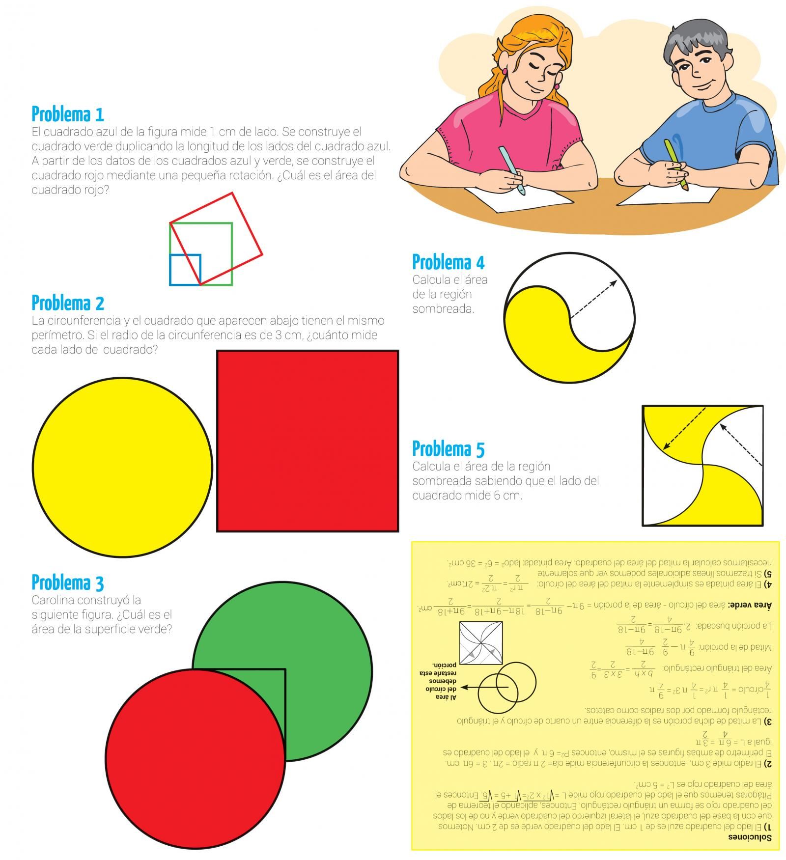 Problemas de geometría - Escolar - ABC Color
