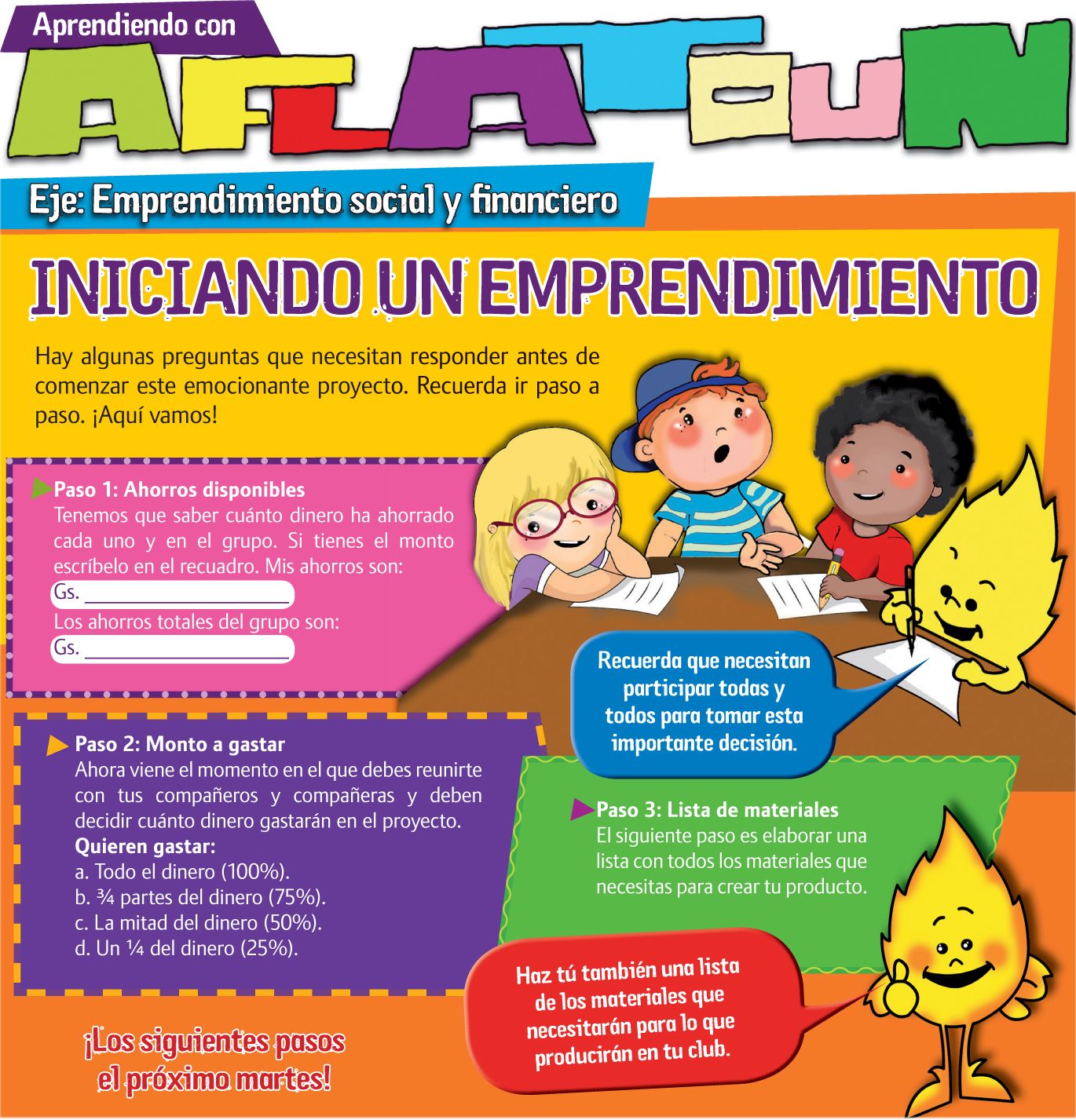 Aprendiendo con AFLATOUN - Escolar - ABC Color