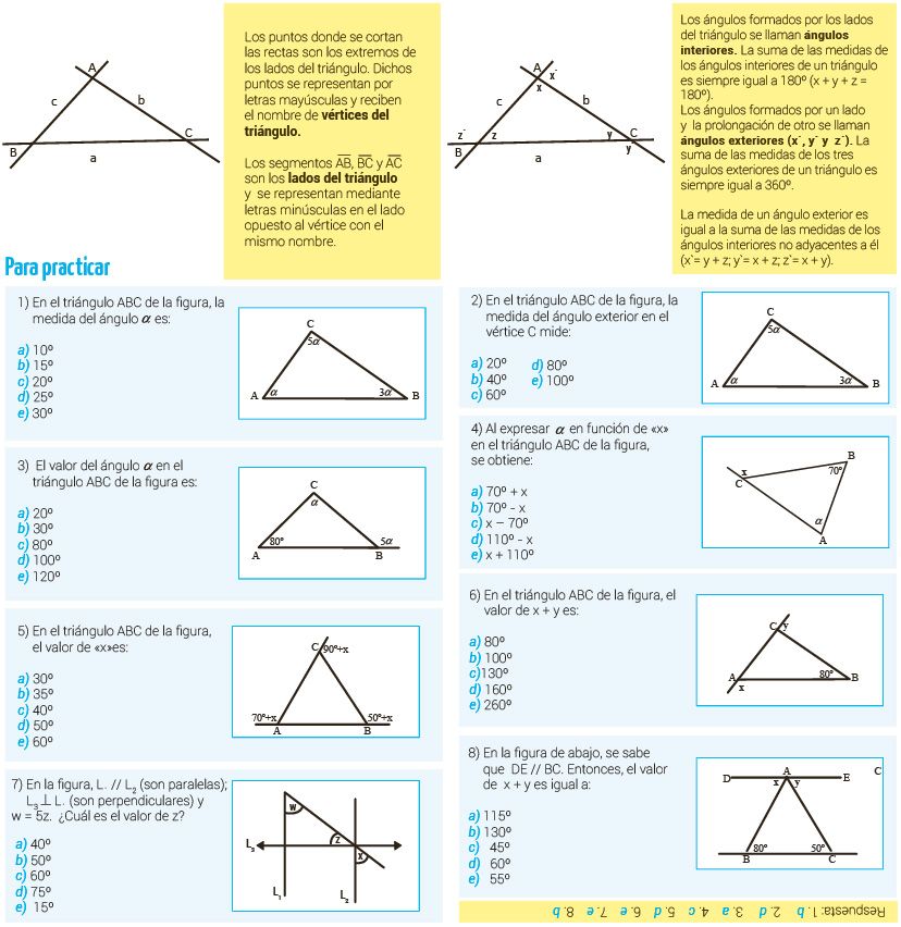 Triángulos - Escolar - ABC Color