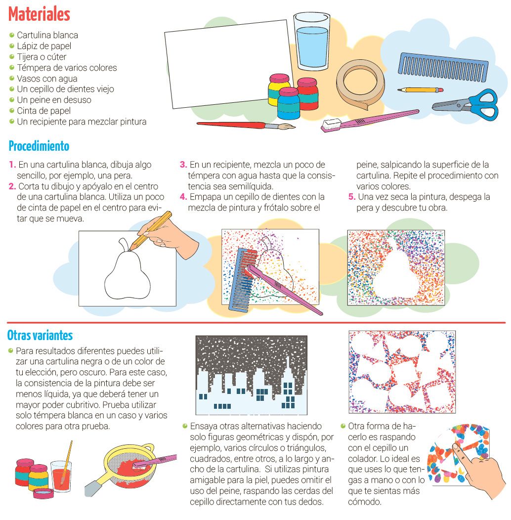 Combinación De Técnicas Escolar Abc Color