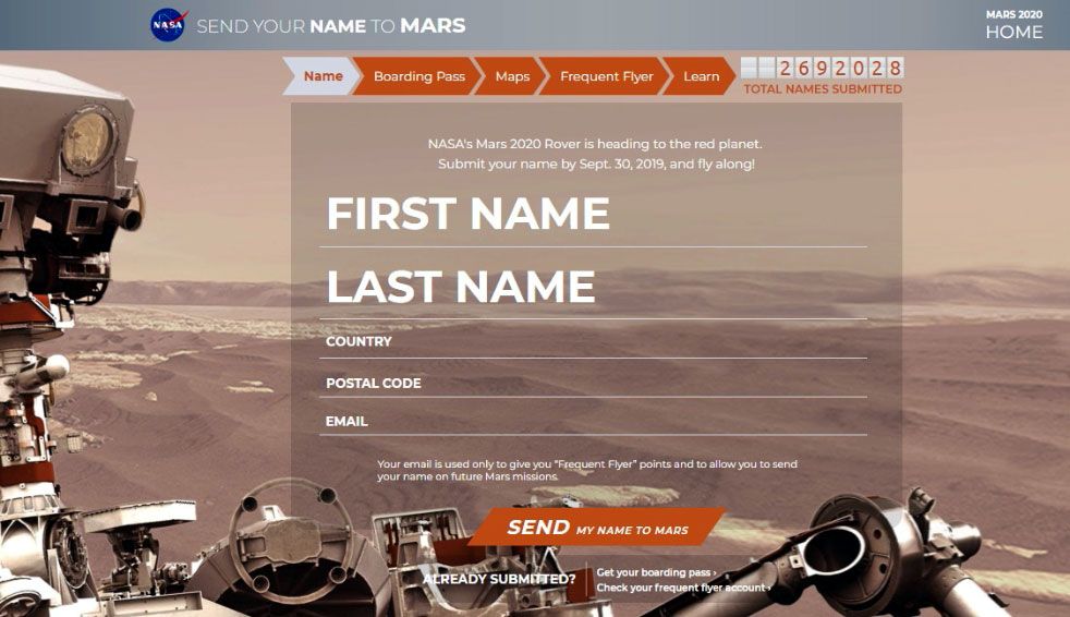 La NASA ofrece “pasajes” a Marte - Ciencia y Tecnología - ABC Color