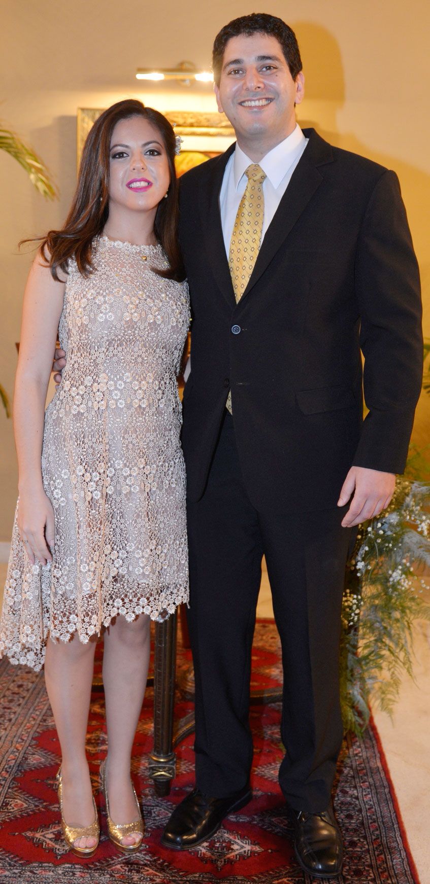Boda civil de Andrea Aponte y Guillermo Zacur - Sociales - ABC Color