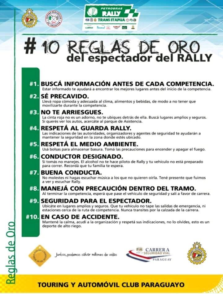 Reglas de oro para el rally - Automovilismo - ABC Color
