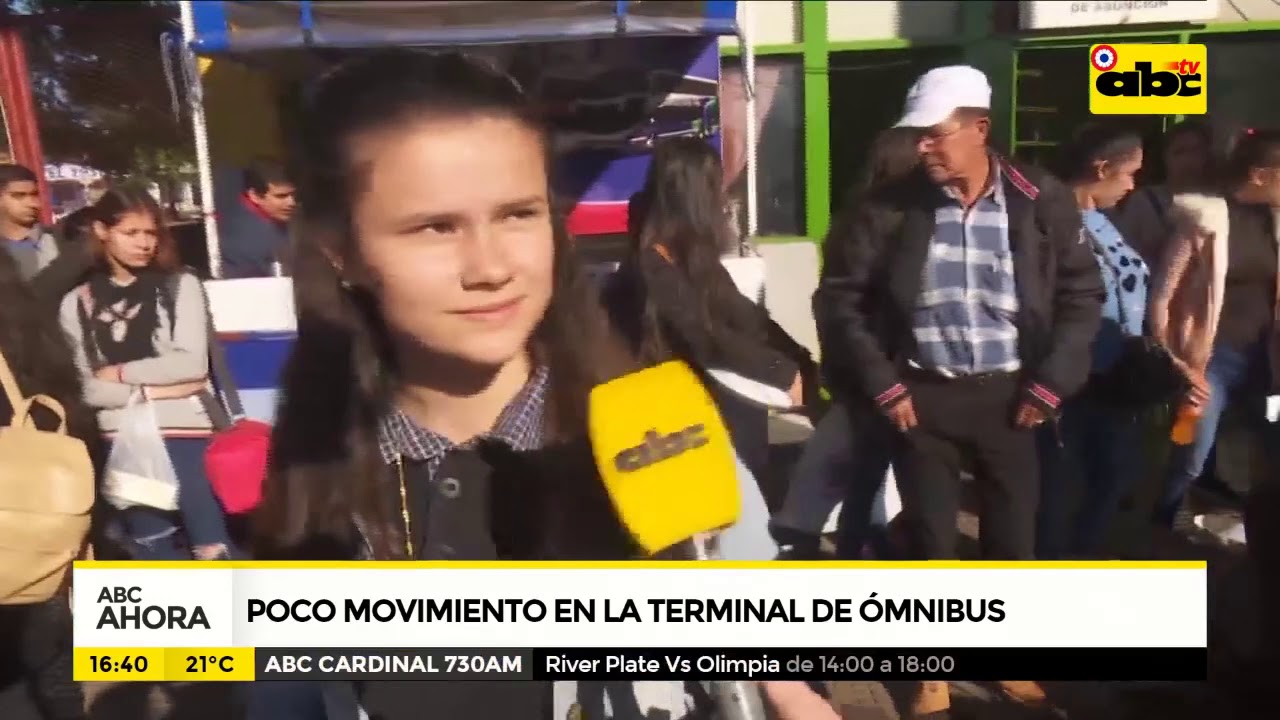 Poco movimiento en la terminal de ómnibus - ABC Noticias - ABC Color