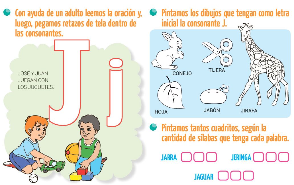 Con consonante J – j - Escolar - ABC Color