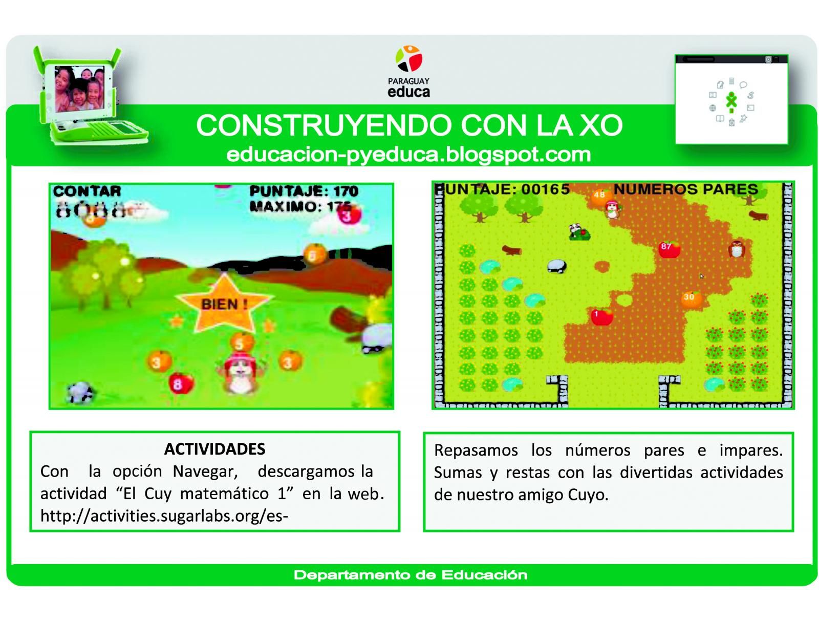 TRABAJANDO CON LA XO - Escolar - ABC Color