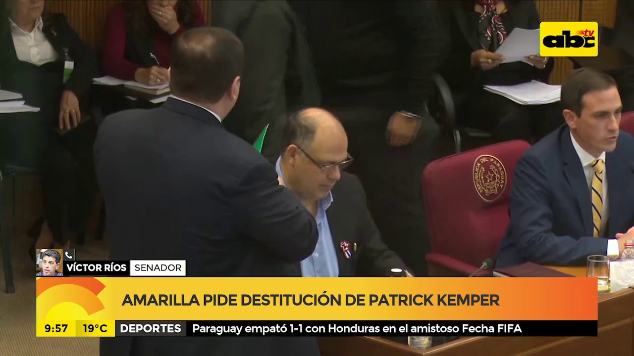 Amarilla pide destitución de Patrick Kemper - ABC Noticias - ABC Color