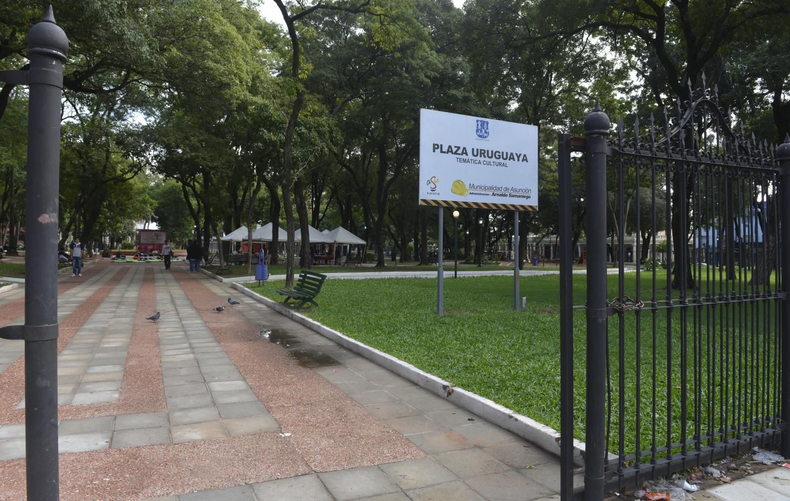 Comuna enrejará más plazas en Asunción - Nacionales - ABC Color