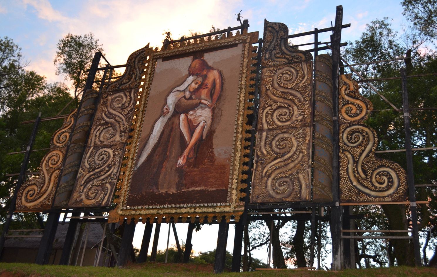 Retablo de Chiquitunga reluce en Tañarandy - Interior - ABC Color