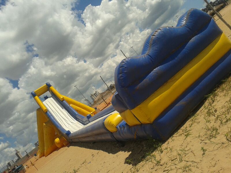 Instalan tobogán gigante en la Costanera - Nacionales - ABC Color