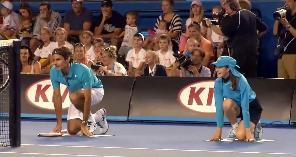 Federer, el “ball boy” - Tenis - ABC Color