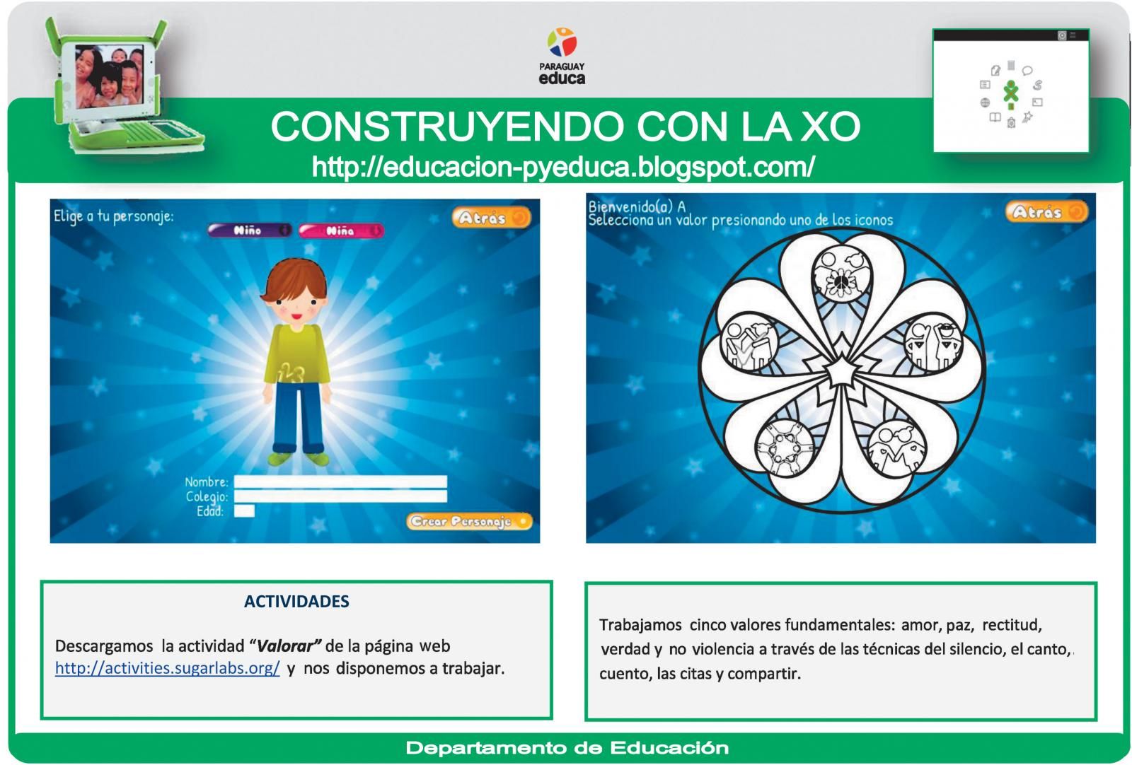 TRABAJANDO CON LA XO - Escolar - ABC Color