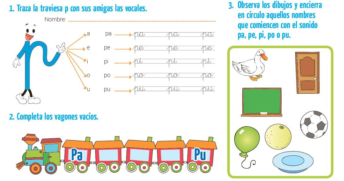 Traviesa la letra P - Escolar - ABC Color