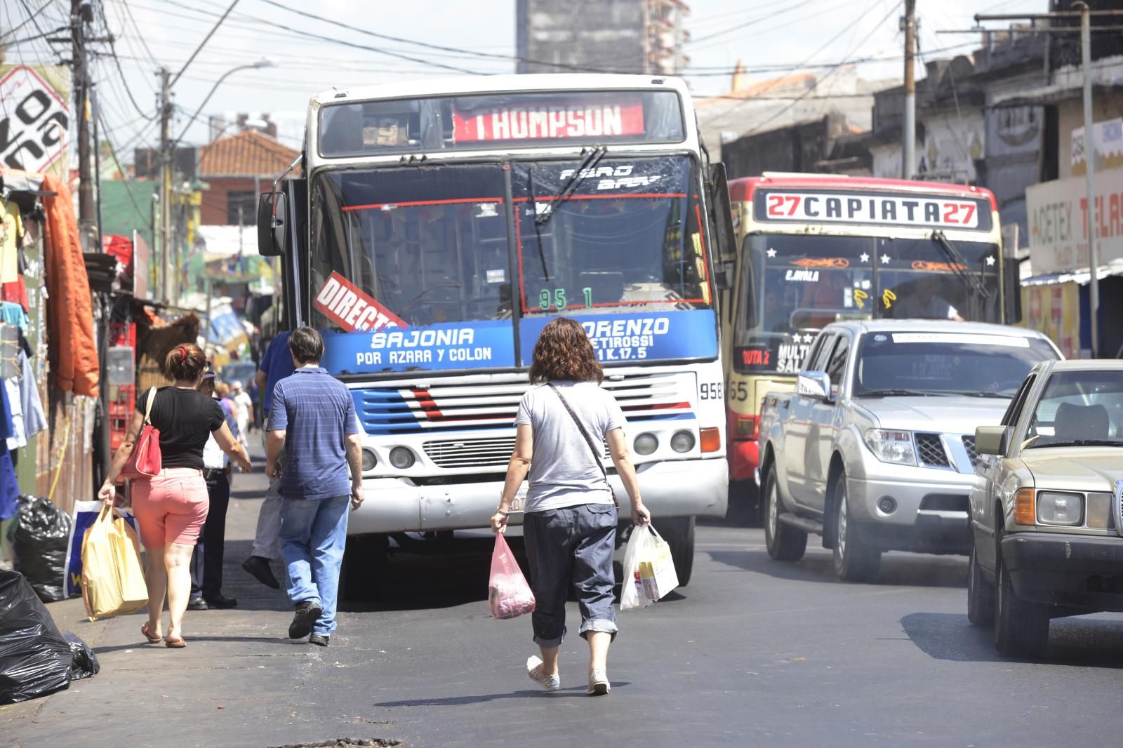 Tres días de paro de buses - Nacionales - ABC Color