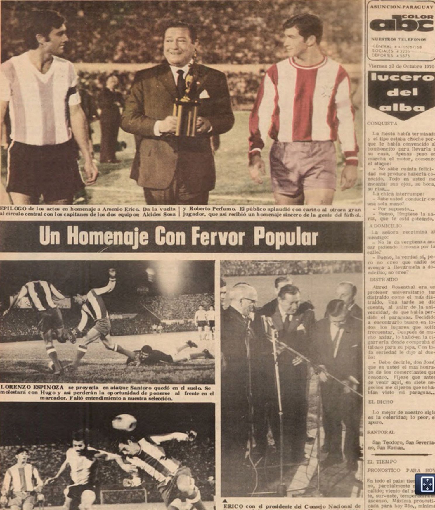 Arsenio Erico: el más grande - Deportes - ABC Color