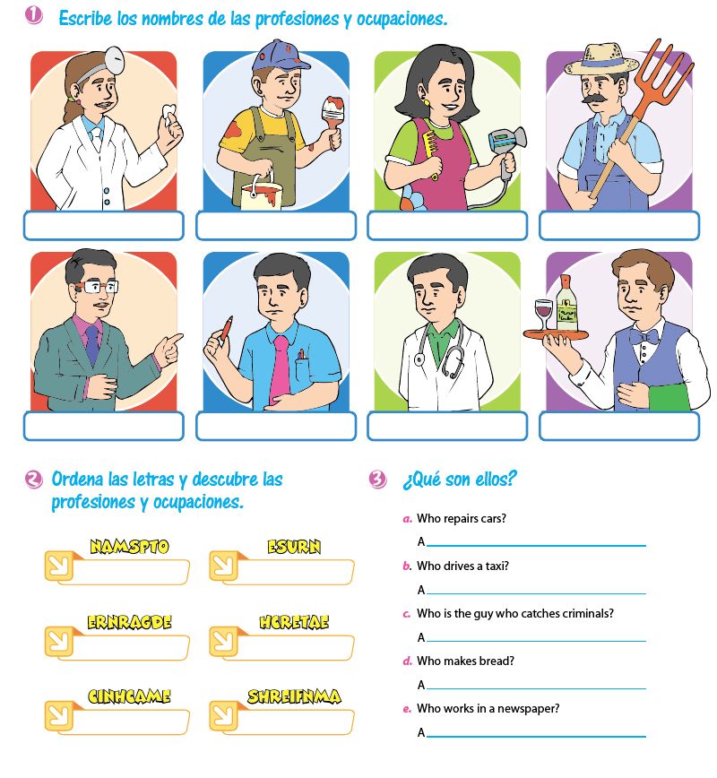 Professions and occupations - Escolar - ABC Color