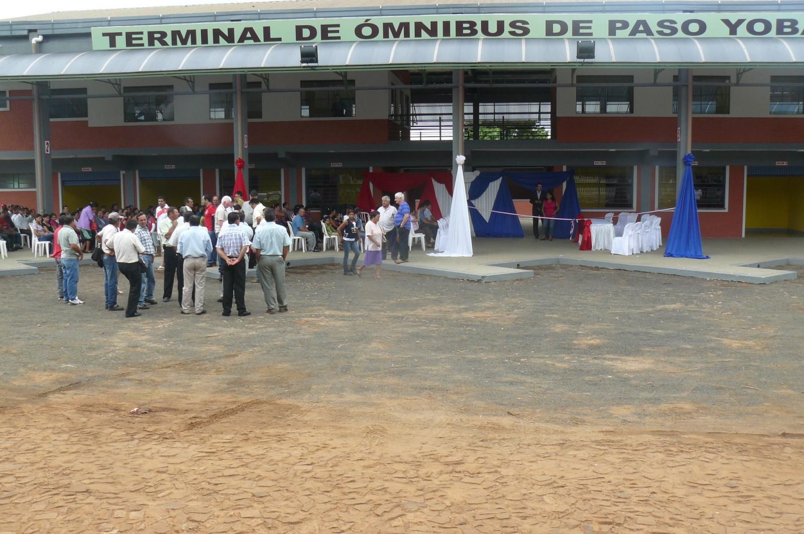 Inauguran terminal de ómnibus de Paso Yobai - Nacionales - ABC Color