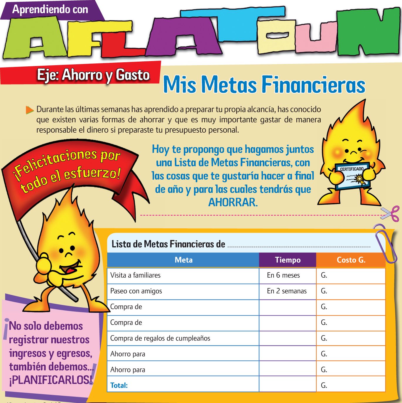 Aprendiendo con AFLATOUN - Escolar - ABC Color