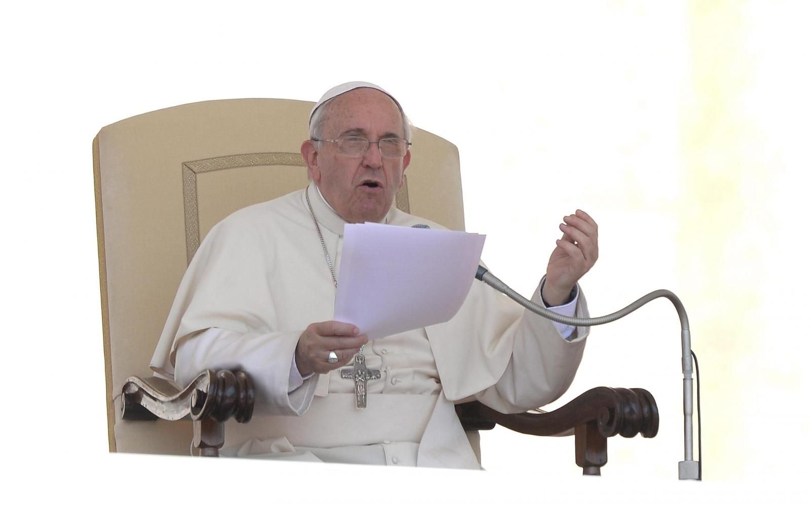 Papa: “Mejor no pecar, pero si pecamos, tenemos un abogado” - Mundo ...